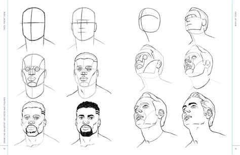 Books Figure Drawing Draw Like An Artist 100 Faces And Figures Step By