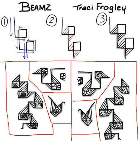 225 Best Zentangle Patterns Images On Pinterest