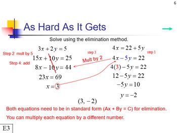 Solving Systems Of Linear Equations Using The Elimination Method