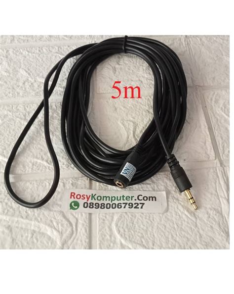 Jual Kabel Audio Extender Perpanjangan M Male Female Rosy Computer Malang