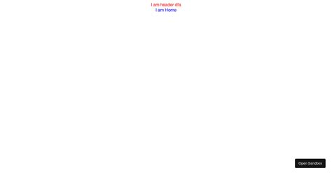 React Codesandbox