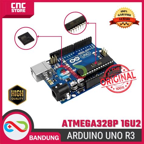 Arduino Uno R Atmega P Dip Atmega U Compatible Tanpa Kabel Untuk Proyek DIY Sabira