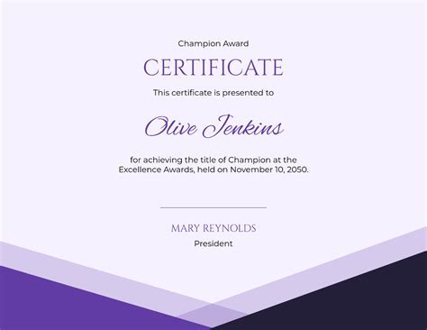 Free Champion Award Certificate Template To Edit Online Free Champion Award Certificate Template To Edit Online