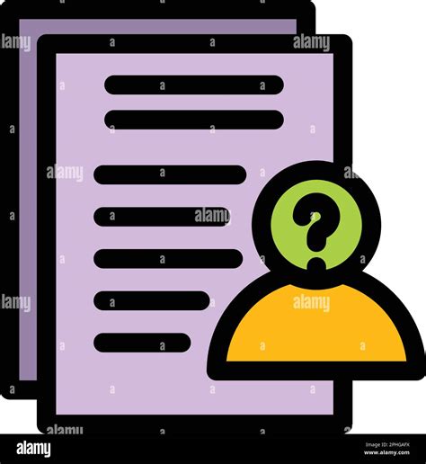 Anonymous Doc Icon Outline Anonymous Doc Vector Icon For Web Design Isolated On White