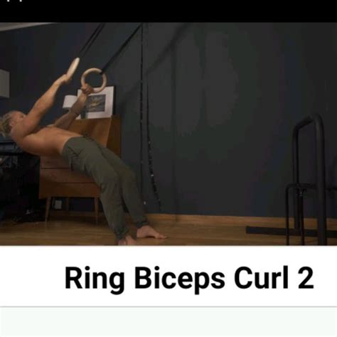 Ring Biceps Curl 2 By Alex 🌊 Exercise How To Skimble