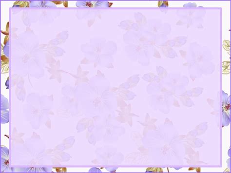 Шаблон презентации Сиреневые цветы