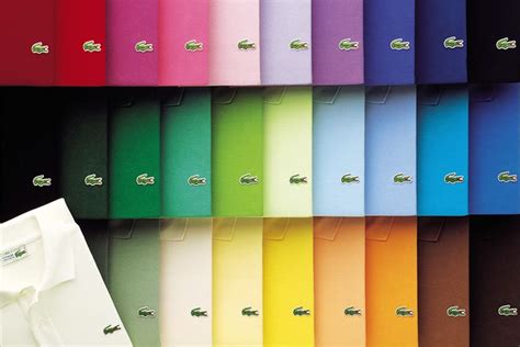 Lacoste Polos In Various Colors Stack Of Lacoste Polo Shirts