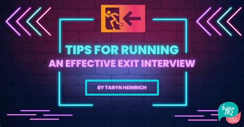 Tips For Running An Effective Exit Interview Inspire HQ
