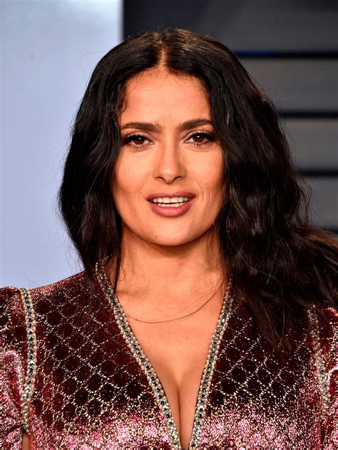 Salma Hayek Natural Hair