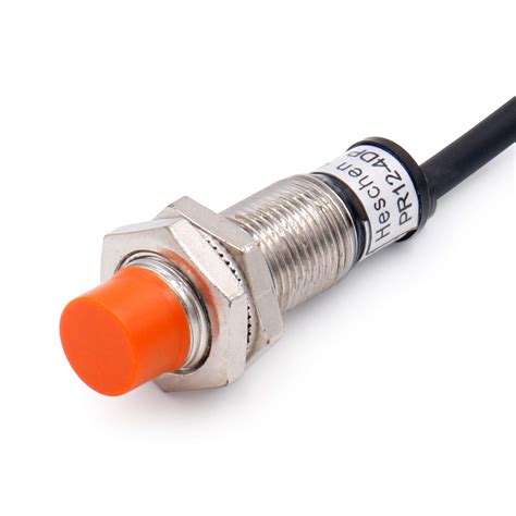 Heschen Inductive Proximity Sensor Pr12 4dp Cylindrical Type 4mm Sensing M12 Round 12 24vdc 3