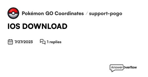 Ios Download Pokémon Go Coordinates