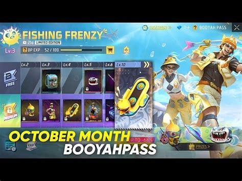 Free Fire Booyah Pass For October 2023 Season 10 Leaked Rewards