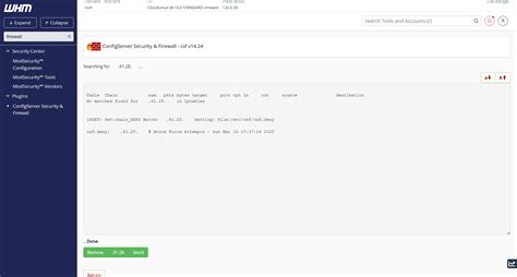 How To Check If An IP Is Whitelisted Or Blacklisted Using CSF Plugin Via WHM IPSERVERONE