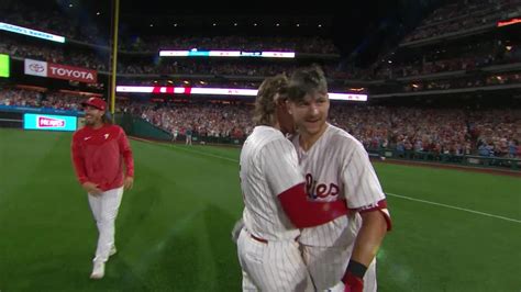 Trea Turner Hits A Walk Off Single Up The Middle 08 22 2023 Philadelphia Phillies
