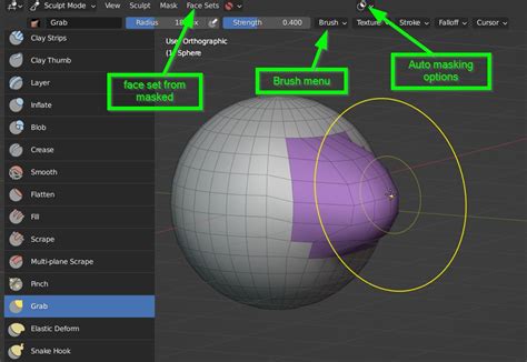 Masking Enable Disable Masks In Sculpt Mode Blender Stack Exchange