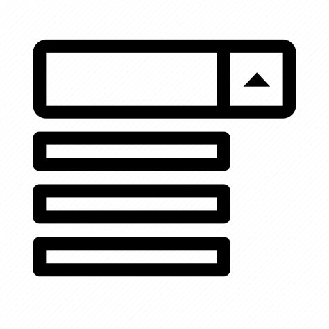 Dropdown Form Interface List Multi Select Select Ui Icon Download On Iconfinder