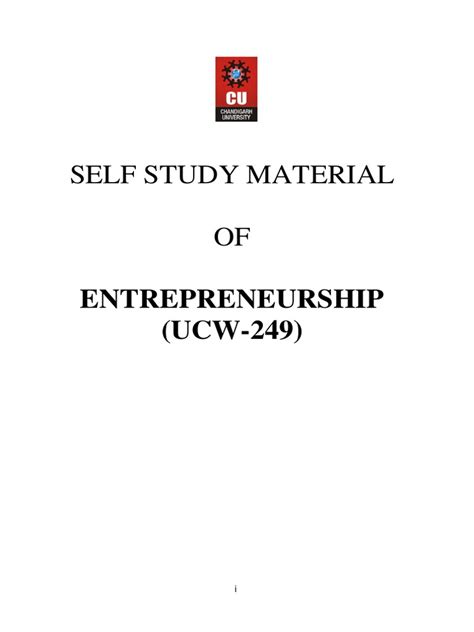 Entrepreneurship Assignment Pdf Entrepreneurship Motivation