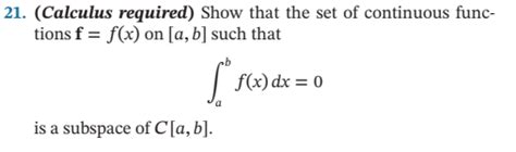 solved in exercises 13 14 use the subspace test to