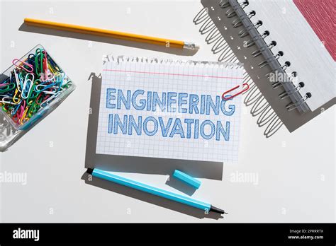Text Caption Presenting Engineering Innovation Internet Concept