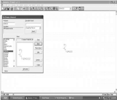 Part Browser Dialog Box Various Components Are Placed And Download Scientific Diagram