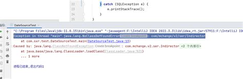数据库连接池报错java lang noclassdeffounderror 孙欣然 博客园
