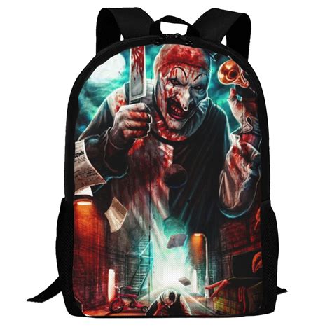 Terrifier Backpack 3d Printed Laptop Backpack Water Resistant