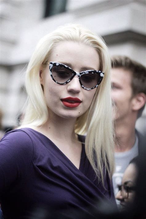 American Rapper Iggy Azalea After Vivienne Westwood Fashion Show At