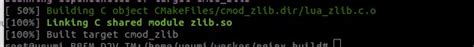 How Can I Improve Percent Of Building C Object CMakeFiles Cmod Zlib Dir