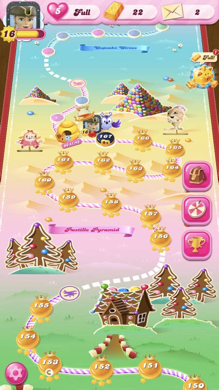 Candy Crush Saga Map