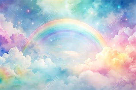 파스텔 무지개 그라데이션과 부드러운 혼합이 포함된 수채화 텍스처 수채화 텍스처 파스텔 무지개 그라데이션 꿈꾸는 듯한 추상적 배경 배경 일러스트 및 사진 무료 다운로드