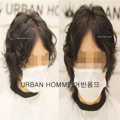 2022 남자 긴머리 헤어스타일 히피펌 장발 파마 앞머리 가르마 네이버 블로그