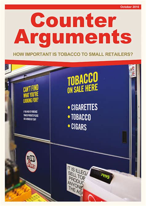 Counter Arguments How Important Is Tobacco To Small Retailers Ash