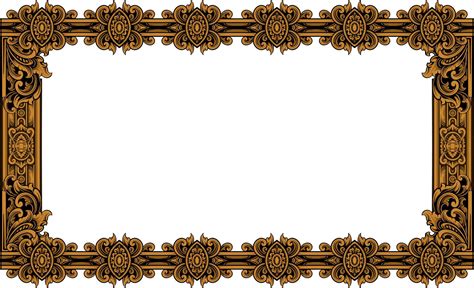 Classic Style Frame Vector Design With Fancy Carved Ornament 21958919 Vector Art At Vecteezy