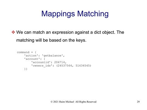 Structural Pattern Matching In Python Ppt
