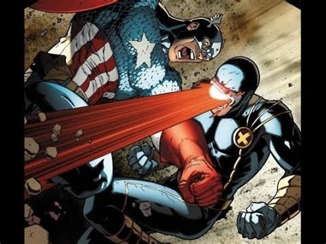 Cyclops Vs Captain America Avx Marvel Heroclix Battle Report Youtube