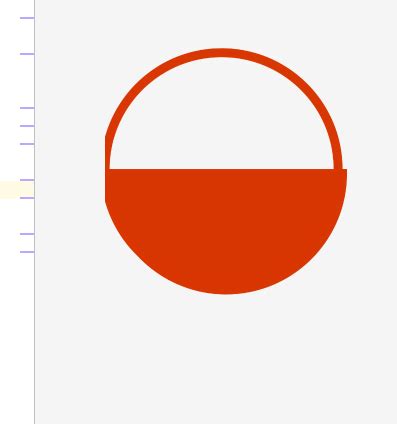 How To Create Half Circle Filled Shape Using Xml Drawable In Android Stack Overflow