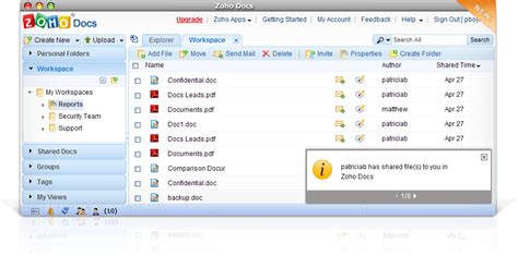 Zoho Docs For Business Review 2020 Pricing Features Shortcomings