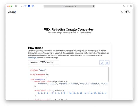 Introducing A New Way To Display Images On Your Vex V Brain No Micro SD Card Required
