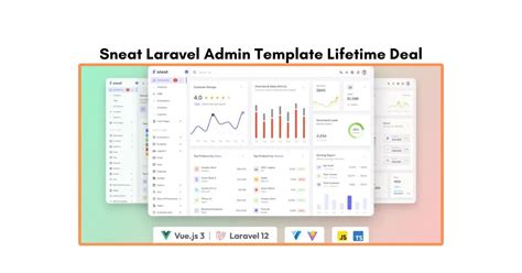 Sneat Laravel Admin Template Lifetime Deal Build Modern Vuejs