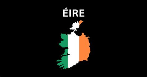 Éire Flag Map Eire Posters And Art Prints Teepublic