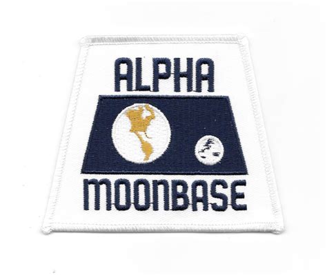 Space 1999 Tv Series Alpha Moonbase Model Logo Embroidered Patch Starbase Atlanta
