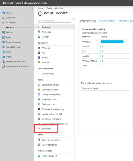 Intune Policy Sets Ciaops