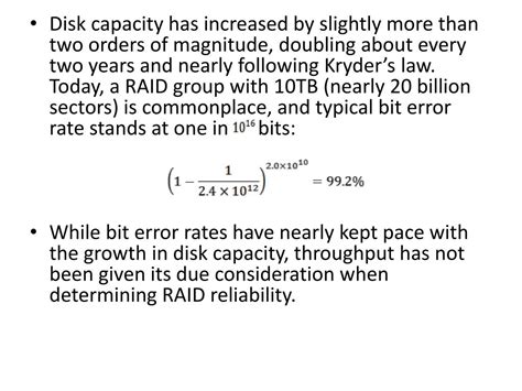 PPT Triple Parity RAID And Beyond PowerPoint Presentation Free Download ID 1455937