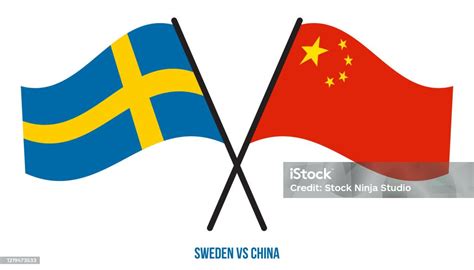 스웨덴과 중국 국기교차와 플랫 스타일을 흔들고 공식 비율 올바른 색상 0명에 대한 스톡 벡터 아트 및 기타 이미지 0명 Friends Of The Earth 경제