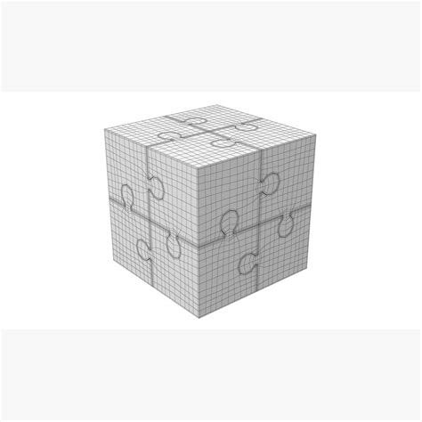 Puzzle Cube 3d Model Download Toys On