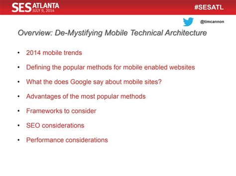 Demystifying Mobile Seo 2014 Search Engine Strategies Atlanta Session