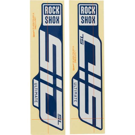 Rockshox Front Fork Model Decal Kit Fortnine