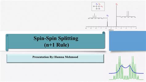 Spin Spin Splitting N 1 Rule Nmr Spectroscopy Pptx