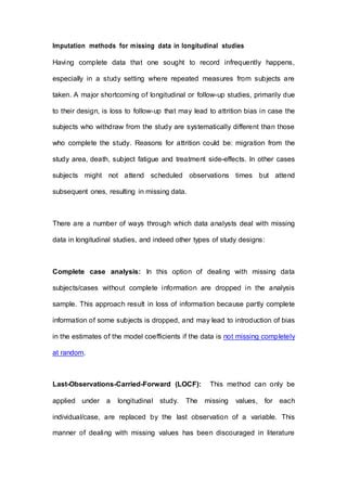 Multiple Imputation Of Missing Data PDF