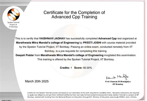 Cppprogramming Advancedcplusplus Iitbombay Spokentutorial Vaishnavi Jadhav